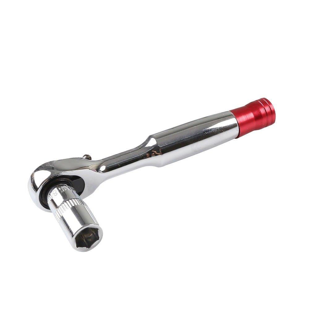 Gemfan 1/4" Ratcheting Prop Socket Wrench Tool - 8mm